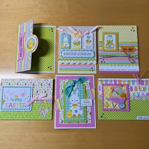 Easter Greeting Cards Set of 6 Easter/spring Cards - Etsy