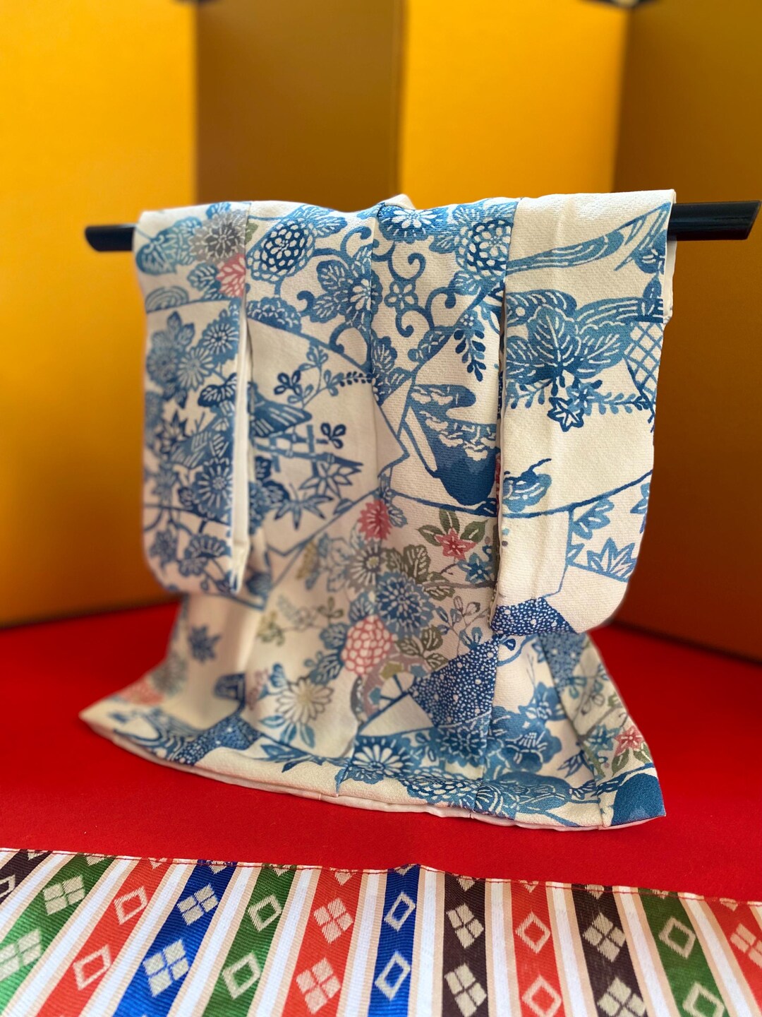 Miniature Kimono With Hanger, Upcycled Japanese Fabric - Etsy