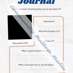 Travel, Wellness and Reflection Journal - Etsy