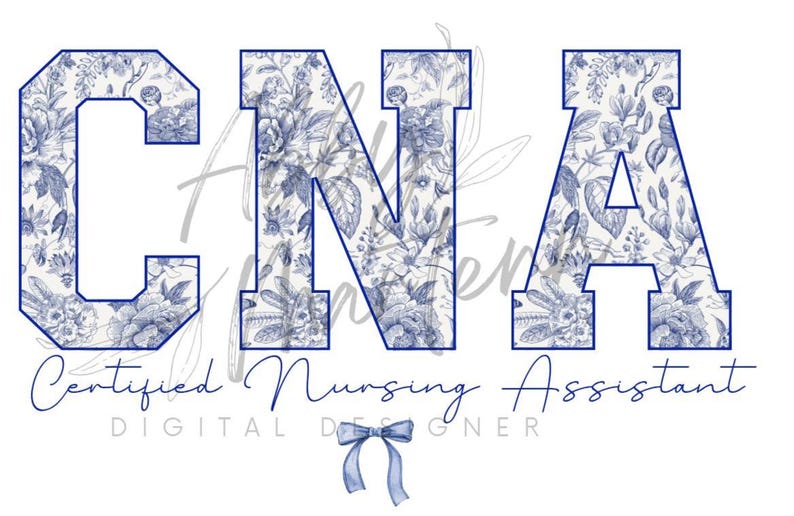 CNA Png, CNA Coquette Png, Nursing Png - Etsy