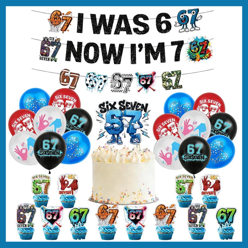 6 7 Birthday Theme - Etsy