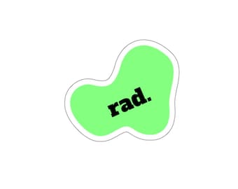 Old and Rad Spark Plug Sticker - Etsy