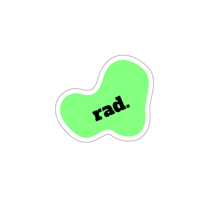 Rad Sticker - Etsy