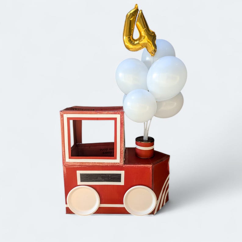 Diy Cardboard Choo Choo Train Pdf Guide Build Your Own Locomotive