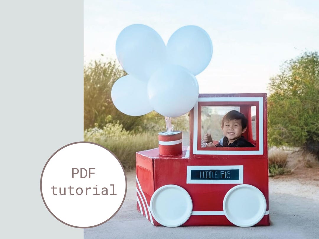 Diy Cardboard Choo Choo Train Pdf Guide Build Your Own Locomotive