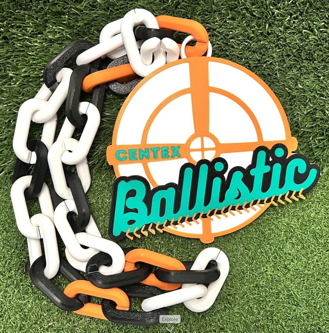 Custom 3D Printed Turnover/rally Oversized Sports Chains MVP Player ...