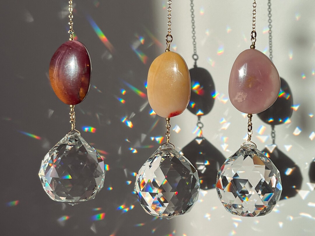 Prisma Hanging #9 With Mookaite Pebble Bead - Etsy