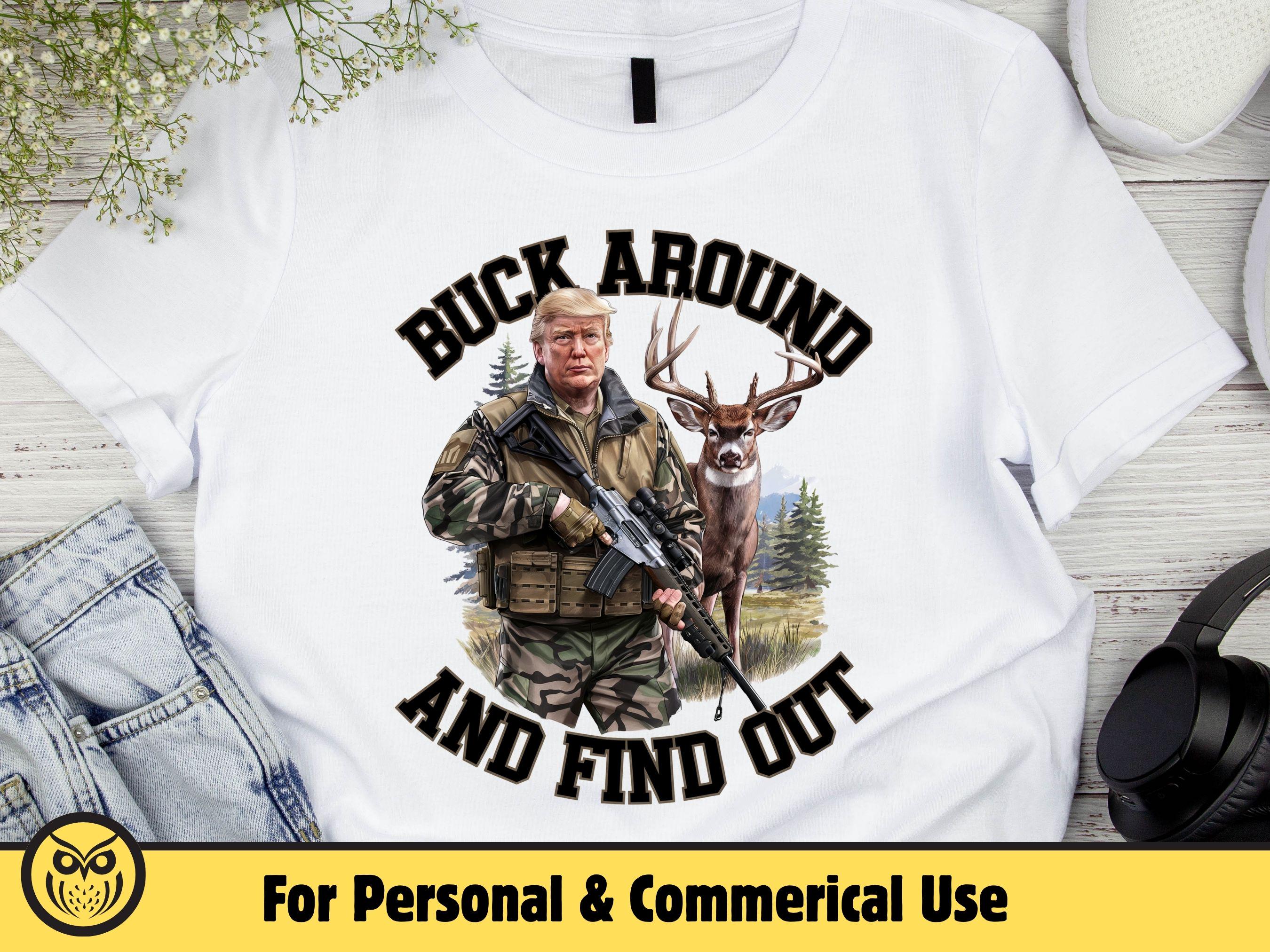 Trump Hunting Clipart PNG: Deer Hunter Gift (set of 4) (digital ...