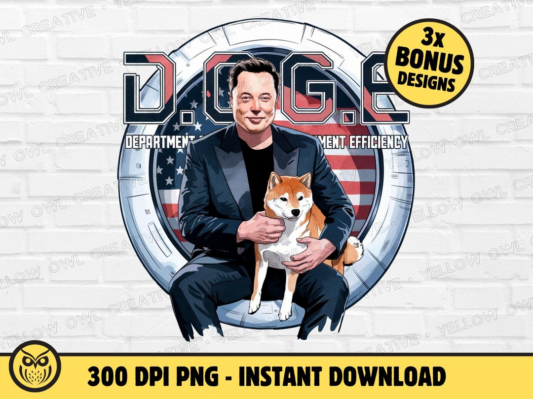 Elon Musk DOGE PNG Clipart Bundle (digital Download) - Etsy