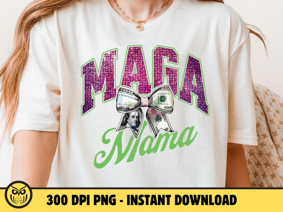 MAGA Mama Bling Coquette PNG - Trump Mom Clipart for American Mothers ...