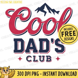 Cool Dads Club PNG - Funny Fathers Day Travel Mug Clipart, Dad Shirt ...