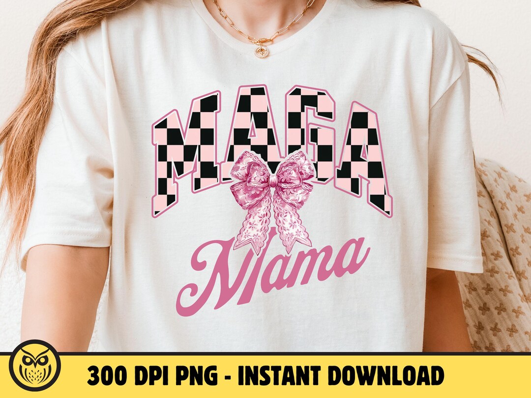 MAGA Mama Lace Coquette PNG - Trump Mom Clipart for American Mothers ...
