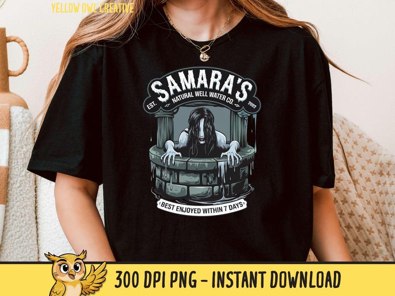 Samara Horror Movie PNG: the Ring Halloween Clipart (digital Download ...