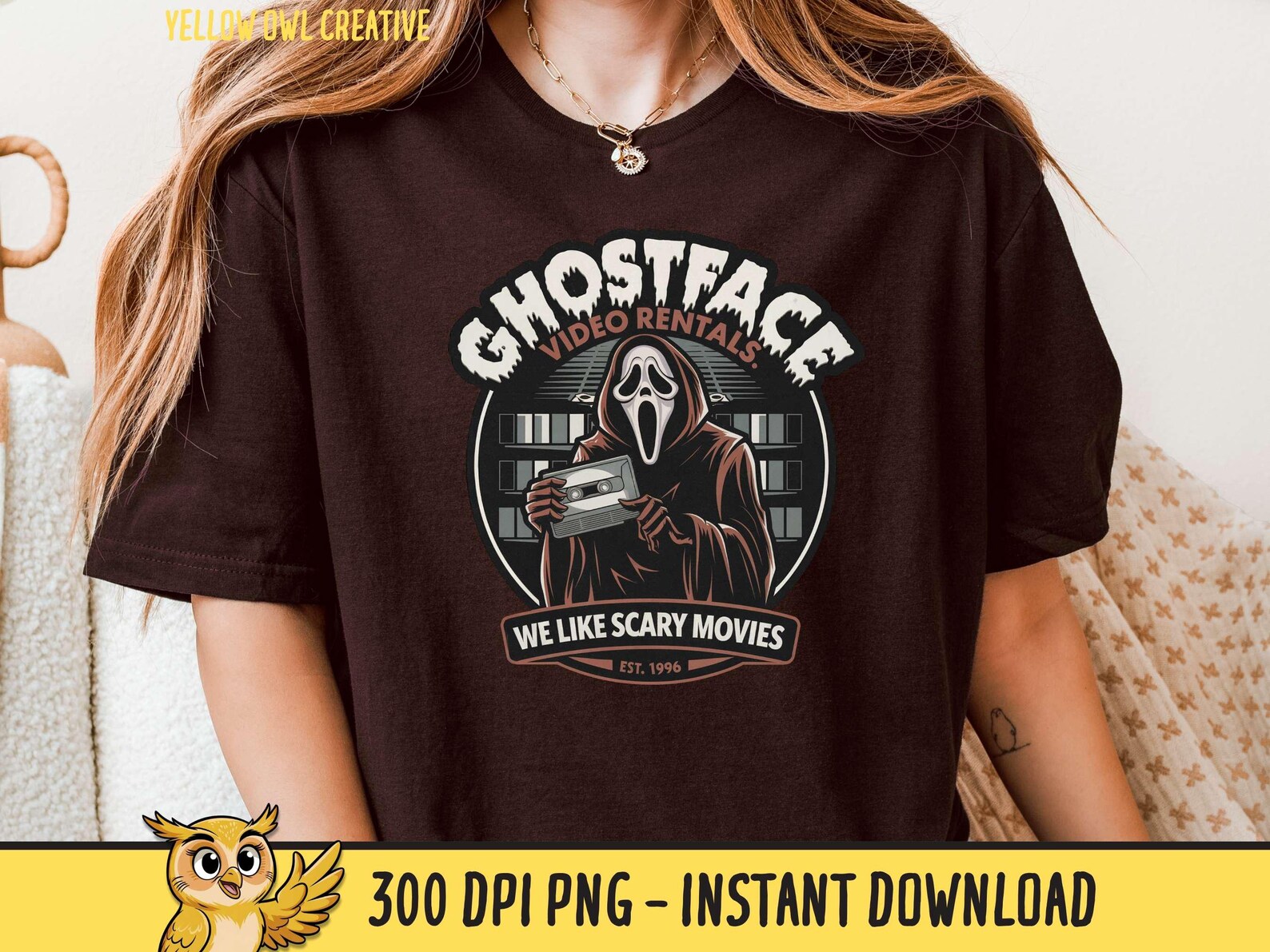Ghostface PNG, Scream Movie Funny Halloween Clipart, Vintage Horror ...
