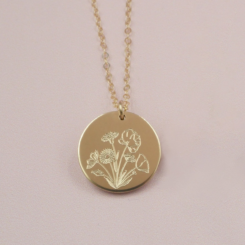 Floral Necklace - Etsy