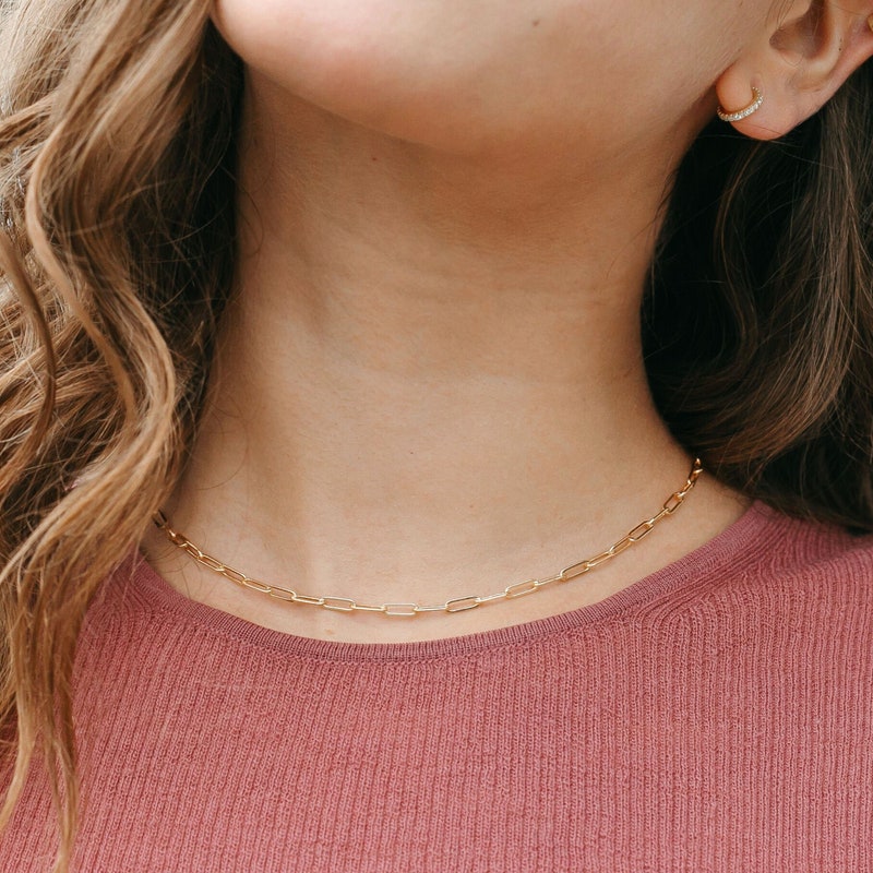 Gold Chain Necklace - Etsy
