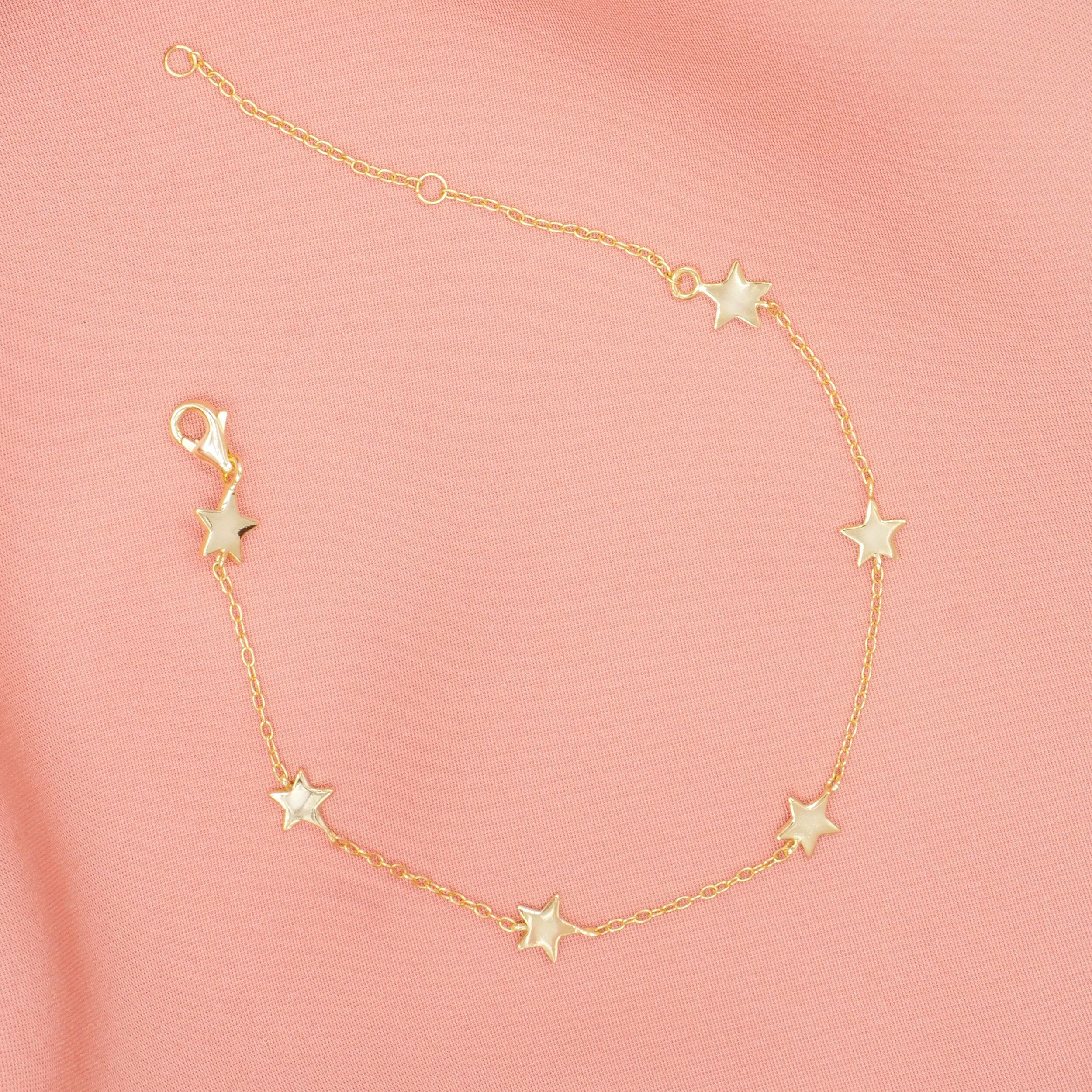 Star Bracelet Gold or Silver Star Bracelet Lunar Jewelry | Etsy