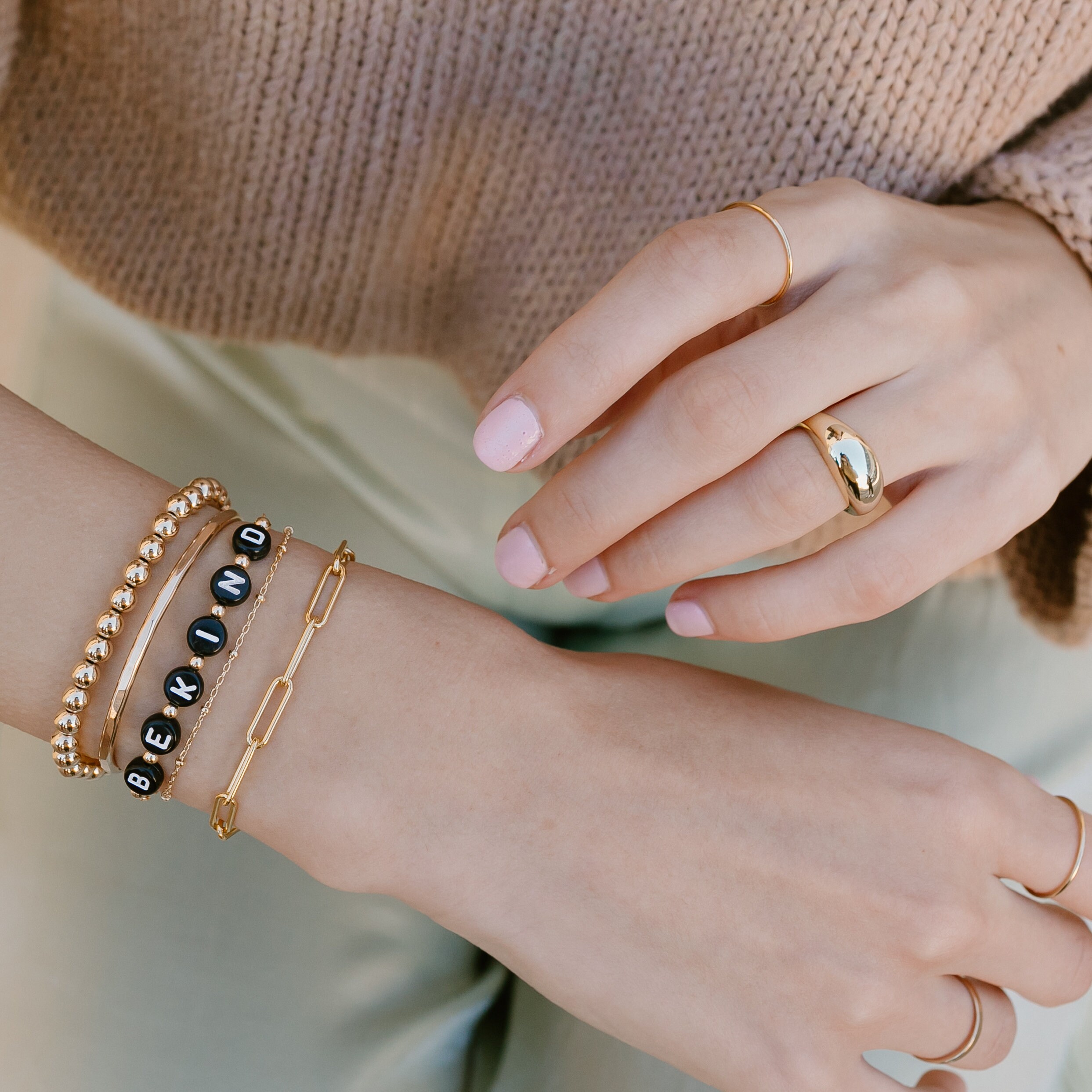 Beaded Letter Bracelet Custom Word Bracelet Personalized | Etsy