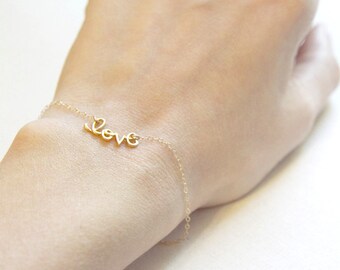 Cursive Bracelet - Etsy