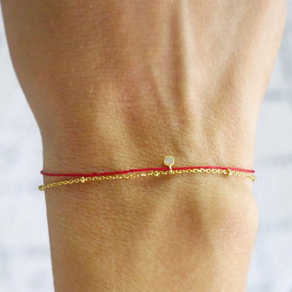 Red Bracelet - Etsy
