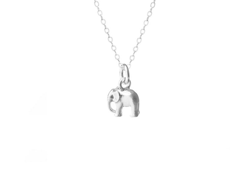 Silver Elephant Necklace | Tiny Elephant Necklace | Elephant Necklace ...