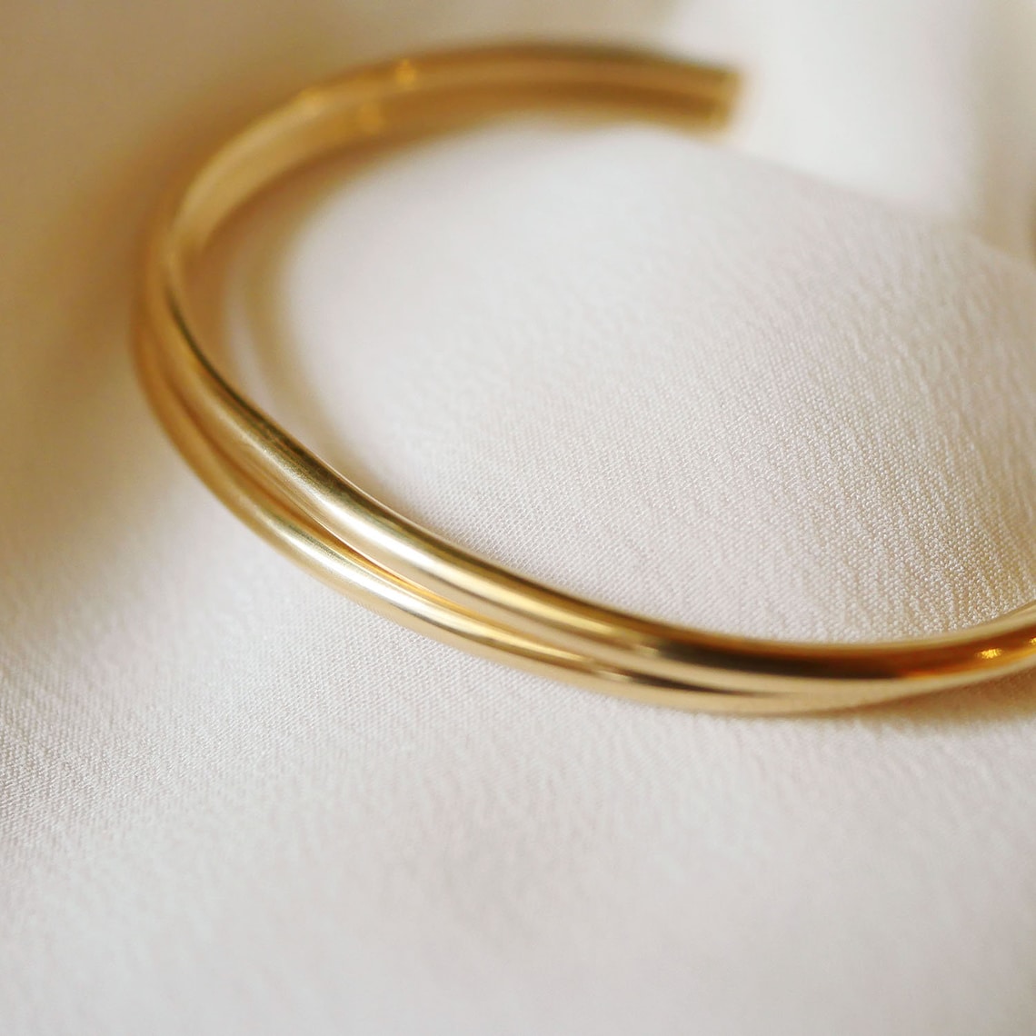 Gold Cuff Bracelet 14kt Gold Filled Cuff Thin Gold Cuff | Etsy