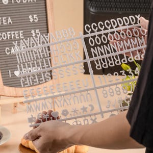 Boba Tea Bulletin Board - Extra Sheet of Letters - Etsy