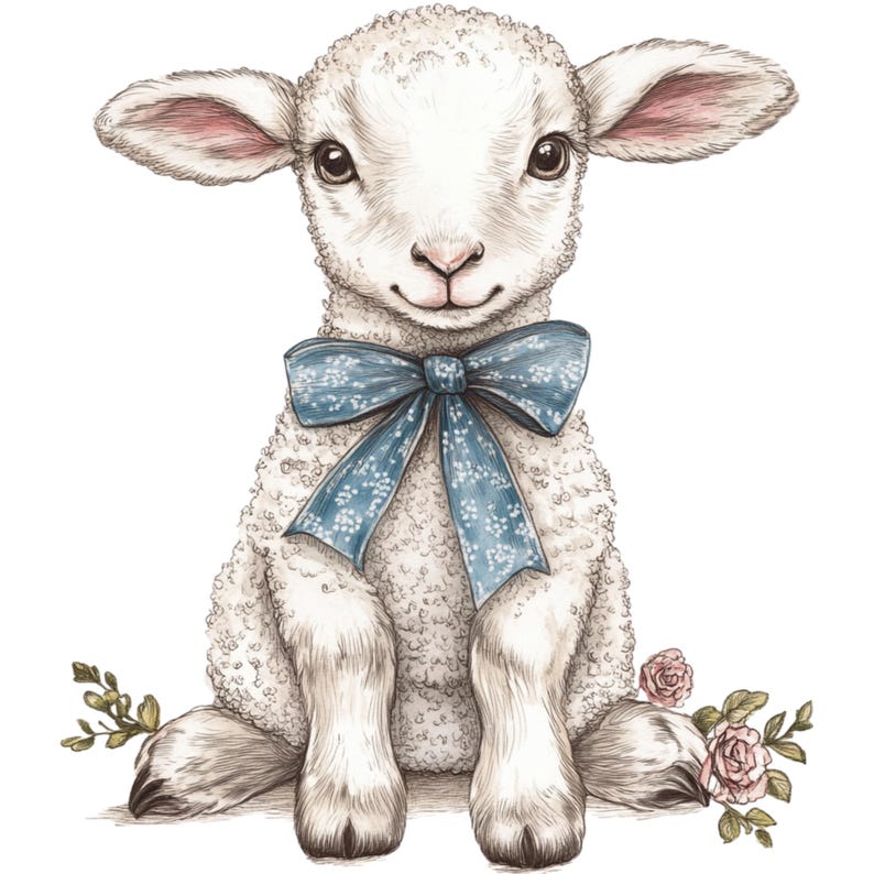 12 Easter Lamb Clipart Easter Clip Art Spring Lamb High Quality Pngs ...