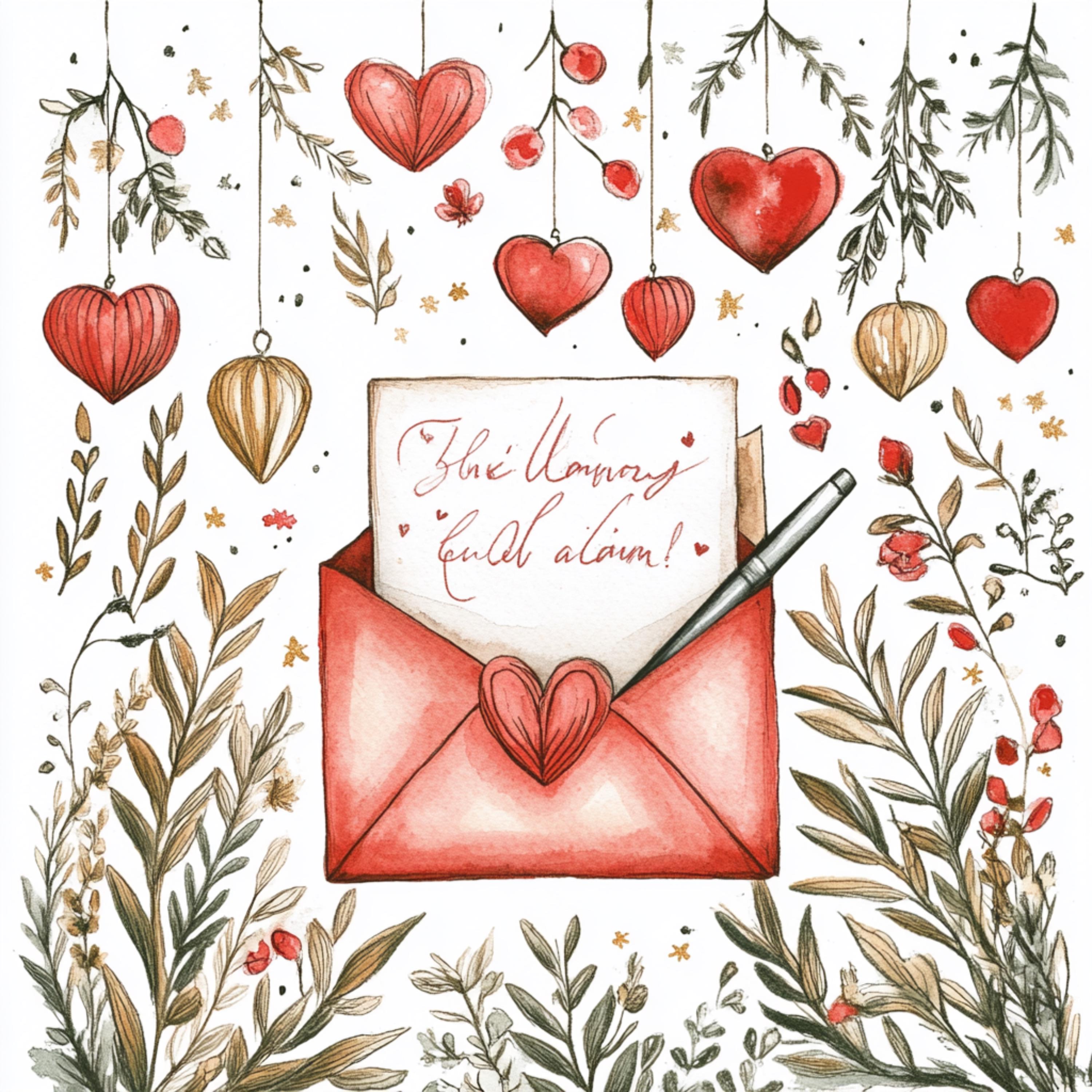 12 Valentine Love Letter Clipart Valentines Scandinavian High Res Pngs ...