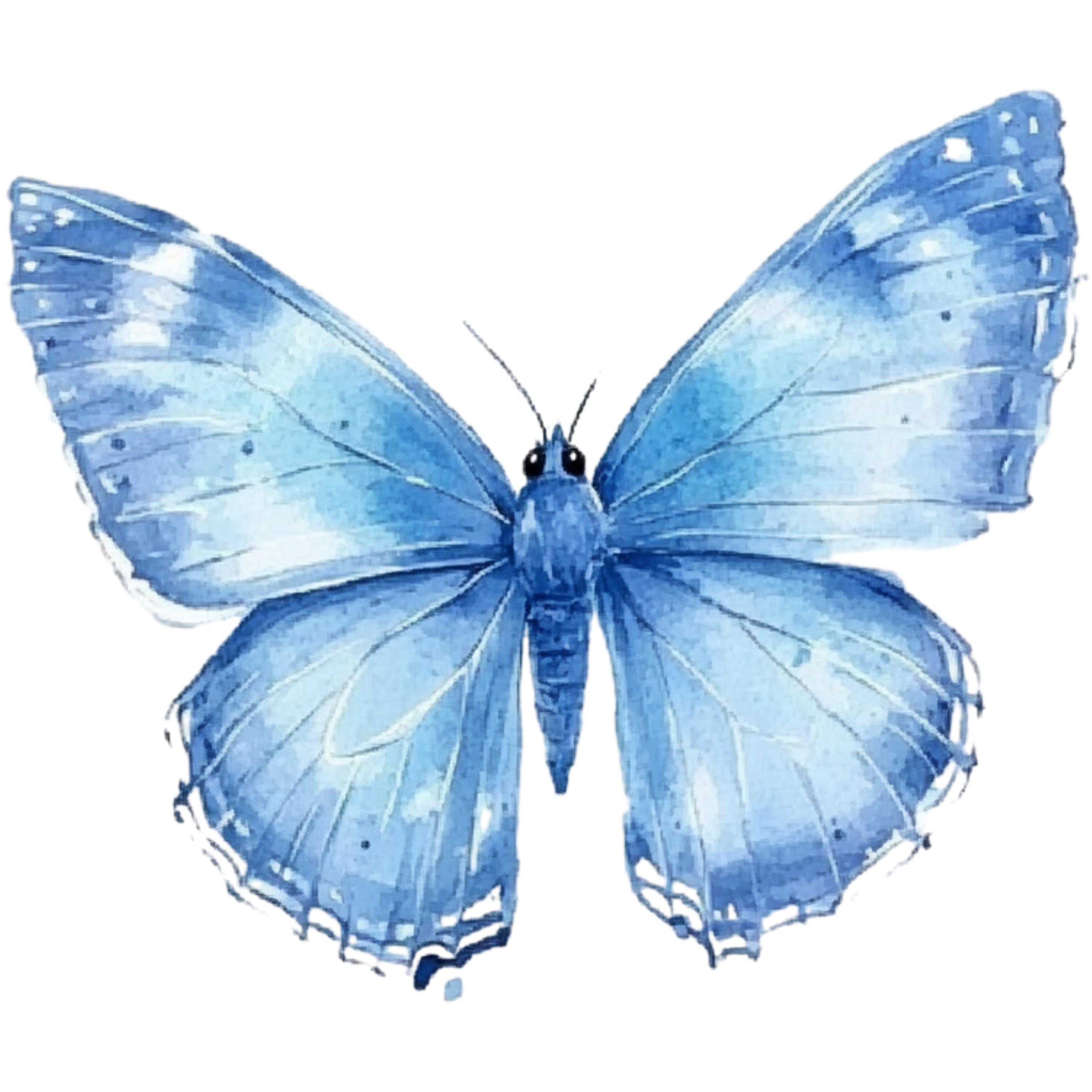 12 Butterfly Clipart Watercolor Butterflies Clip Art Spring High ...