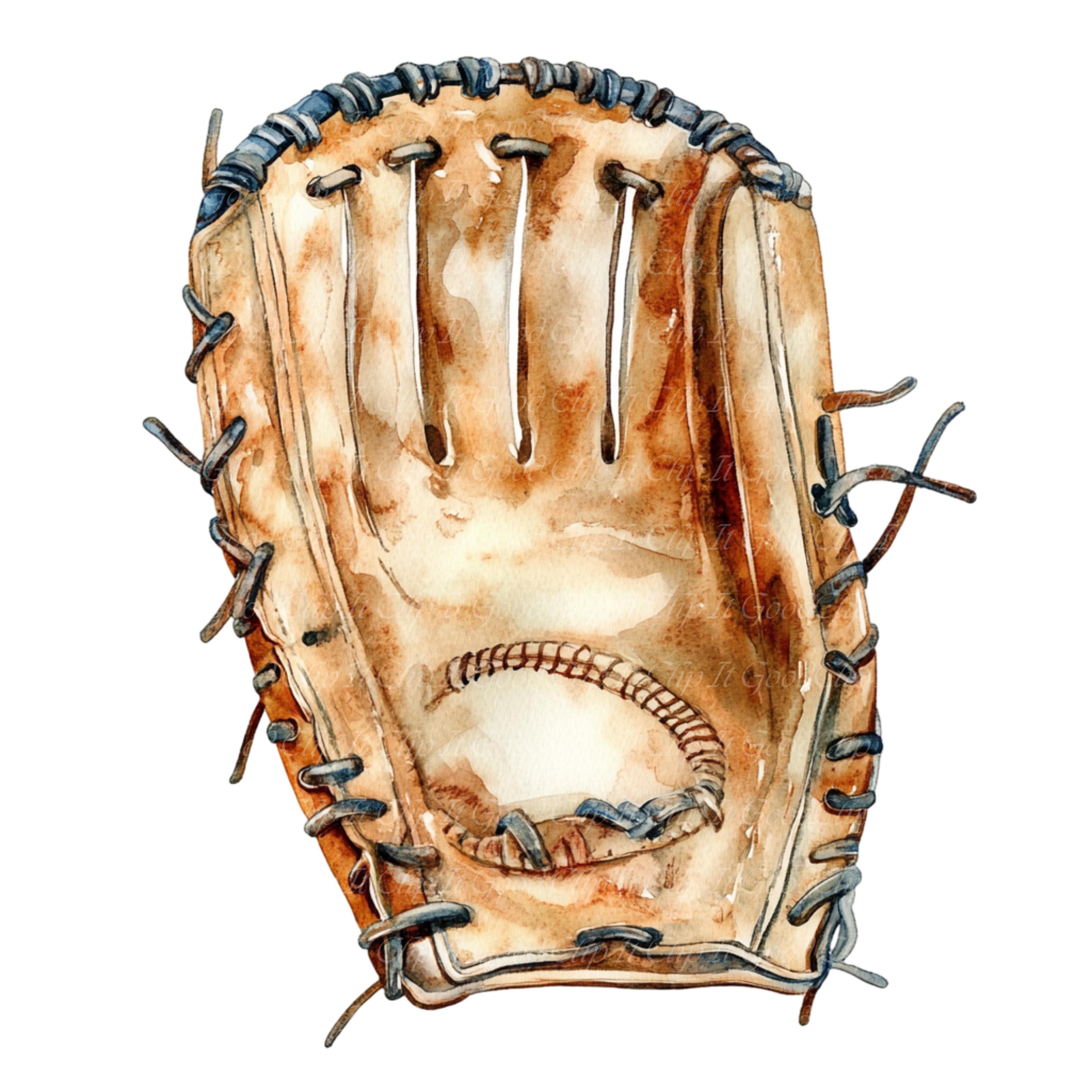 12 Watercolor Baseball Clipart Sports Clip Art Baseball Graphics High ...