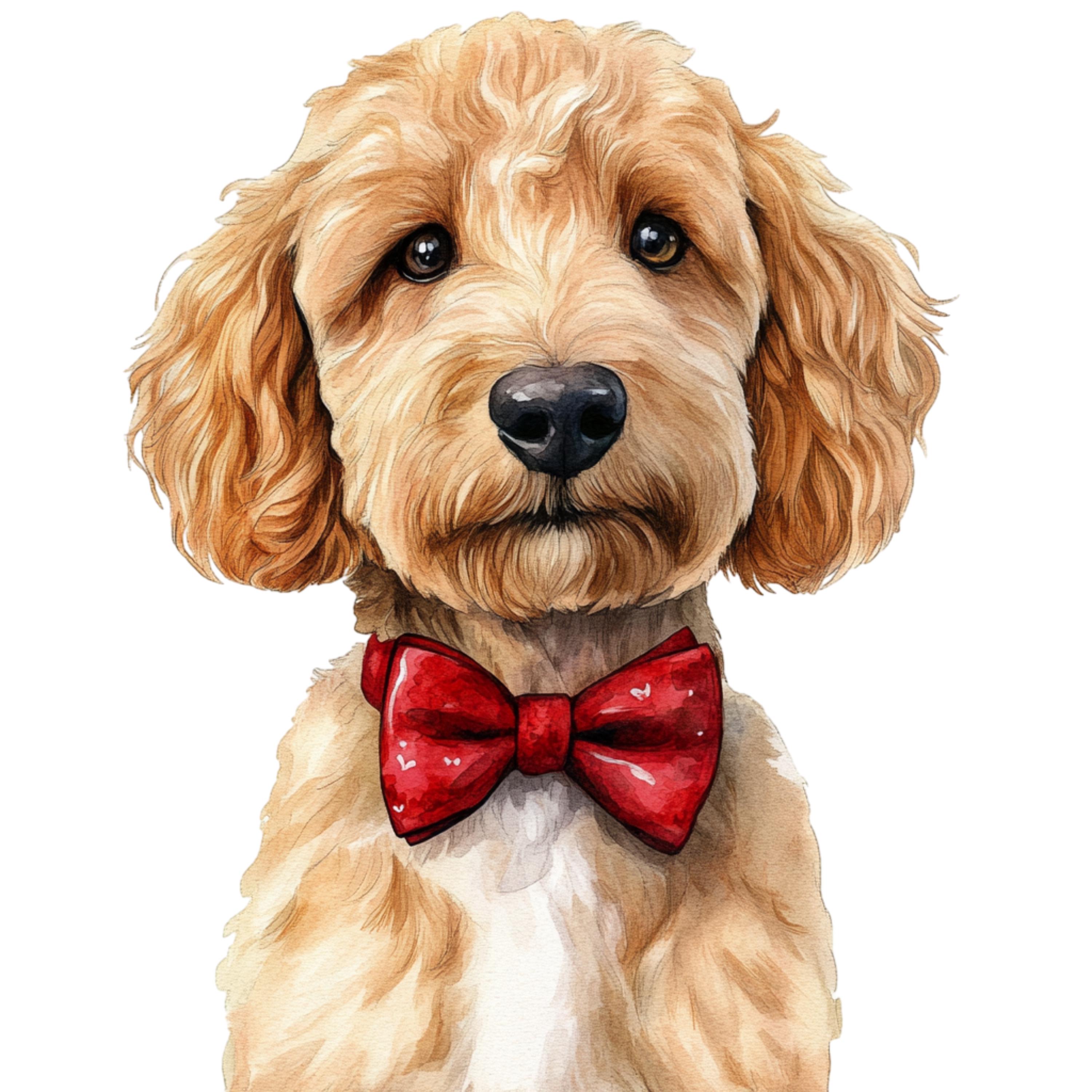 14 Valentine Goldendoodle Clipart Cute Dogs Clip Art Valentines Dogs ...