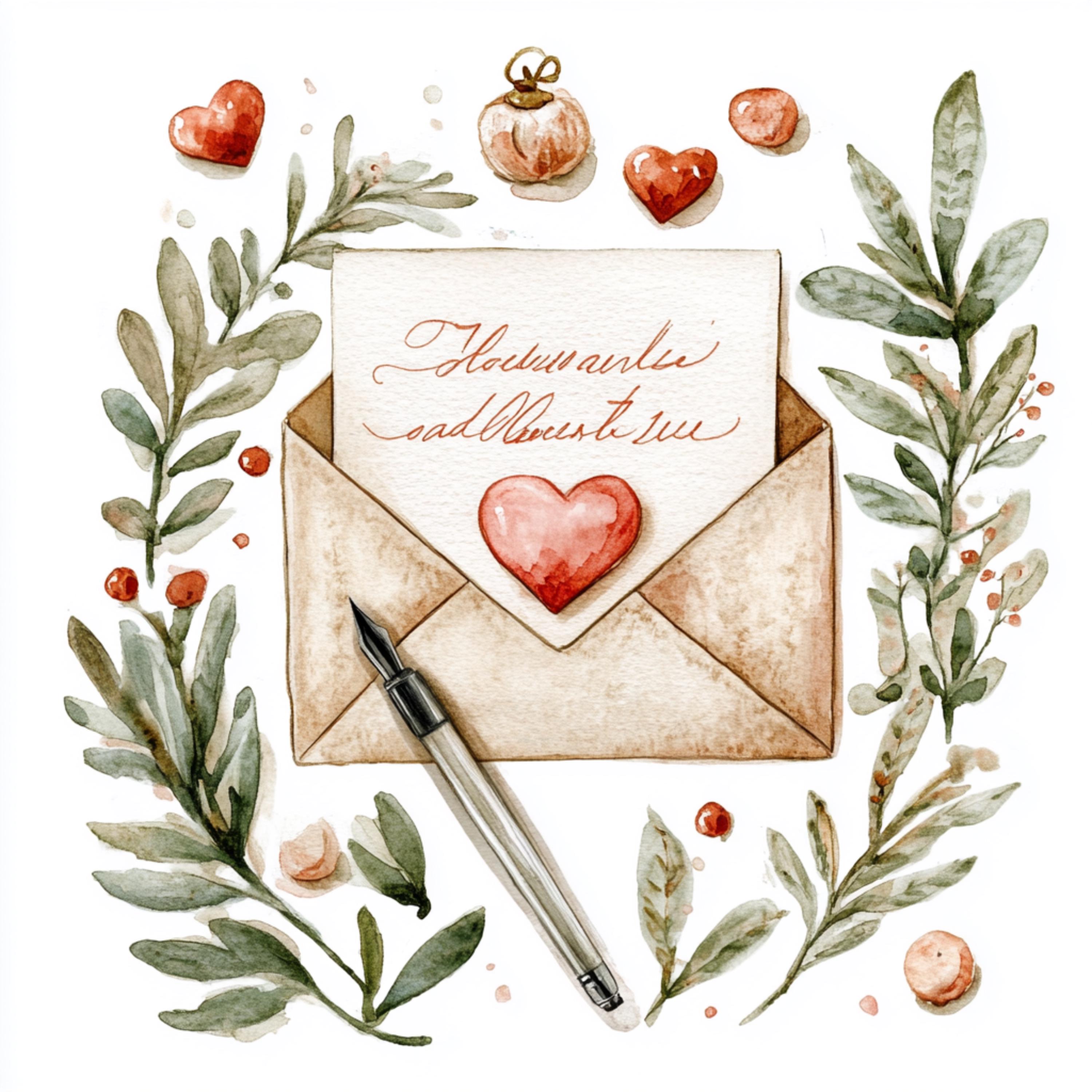 12 Valentine Love Letter Clipart Valentines Scandinavian High Res Pngs ...