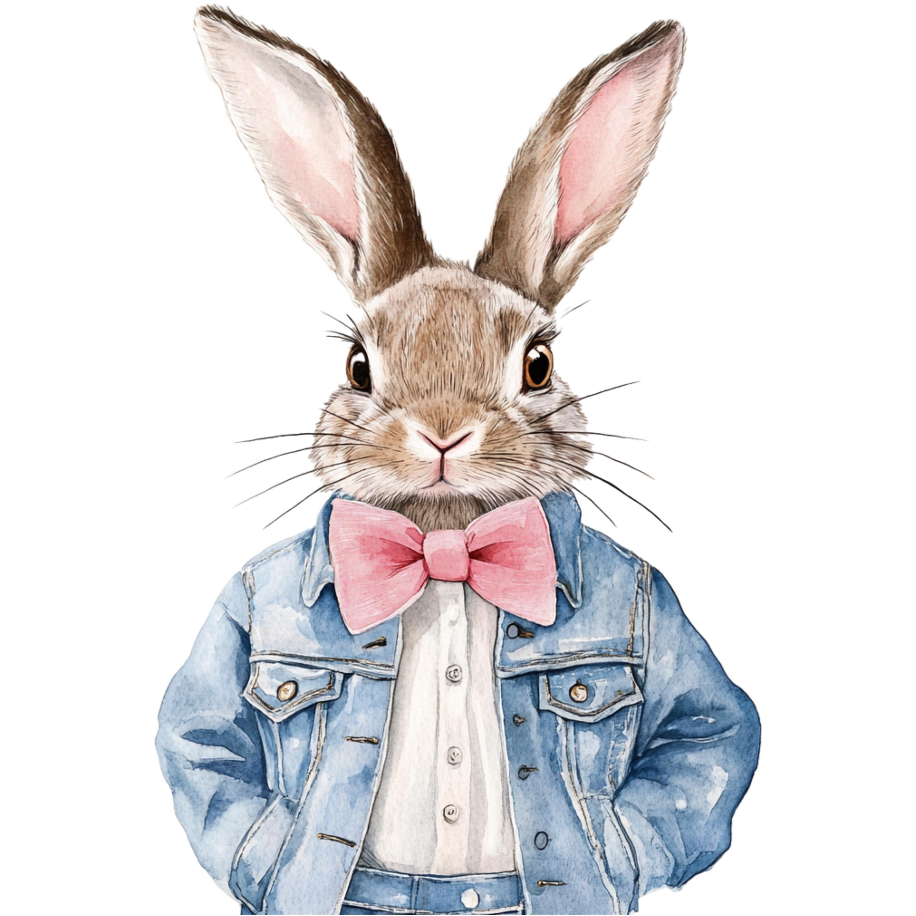 14 Boy Rabbit Clipart Easter Clip Art Spring Bunny High Quality Pngs ...