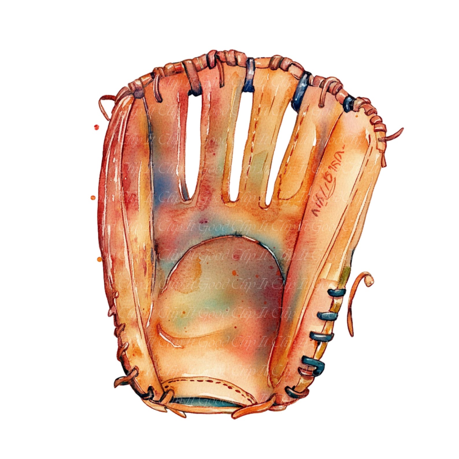 12 Watercolor Baseball Clipart Sports Clip Art Baseball Graphics High ...