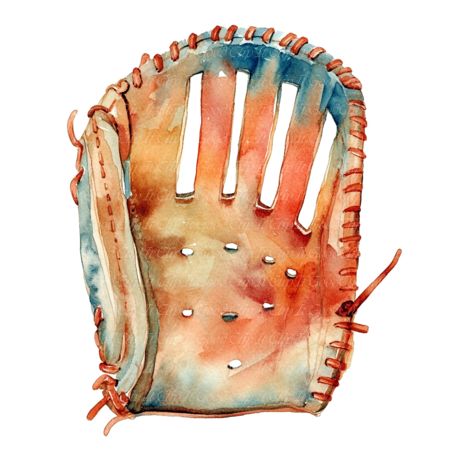 12 Watercolor Baseball Clipart Sports Clip Art Baseball Graphics High ...