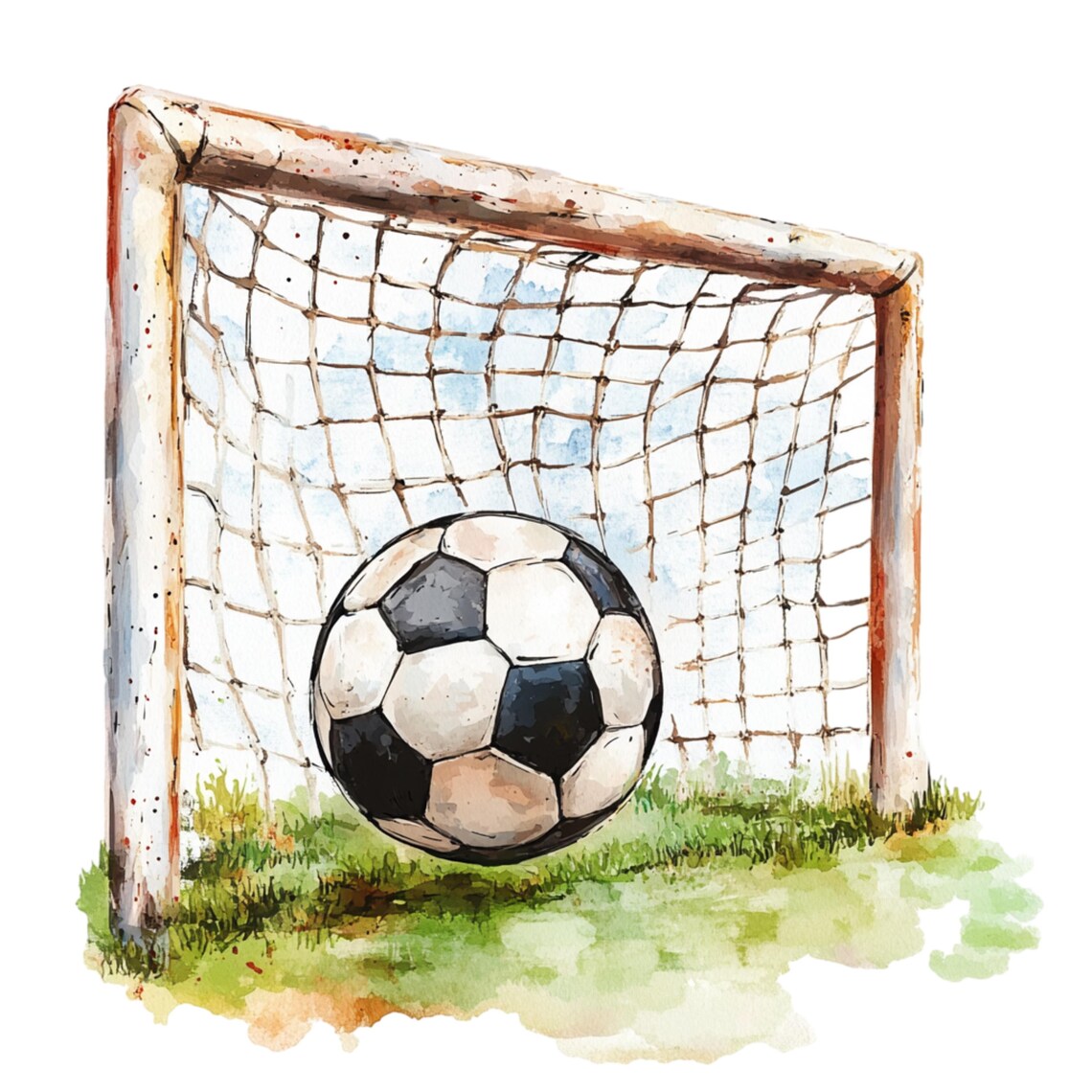 12 Soccer Clipart Watercolor Soccer Ball Clip Art Sports High Quality ...