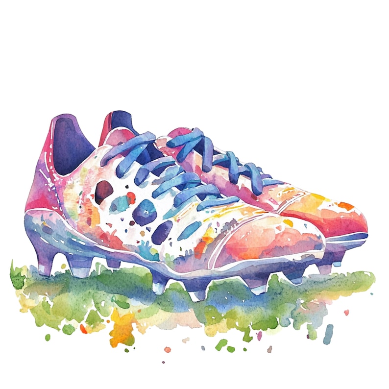 12 Soccer Clipart Watercolor Soccer Ball Clip Art Sports High Quality ...
