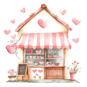 8 Valentine Shop Clipart High Res Pngs Valentines Day Clip Art ...