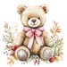13 Teddy Bear Clipart Teddy Bears Clip Art Teddy Bear Pink Bows High ...