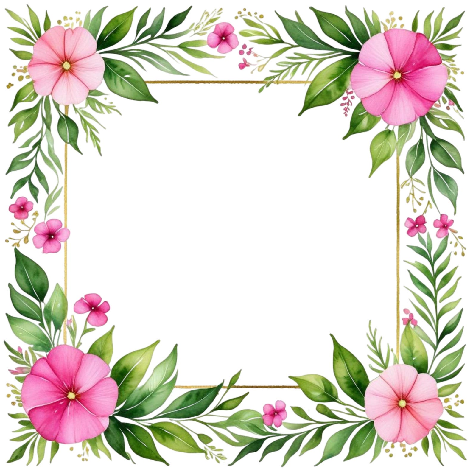 12 Spring Frame Clipart Spring Clip Art Spring Floral Frame High ...