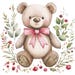 13 Teddy Bear Clipart Teddy Bears Clip Art Teddy Bear Pink Bows High ...