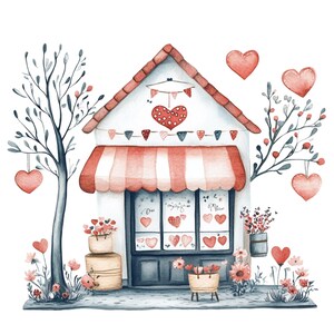 8 Valentine Shop Clipart High Res Pngs Valentines Day Clip Art ...