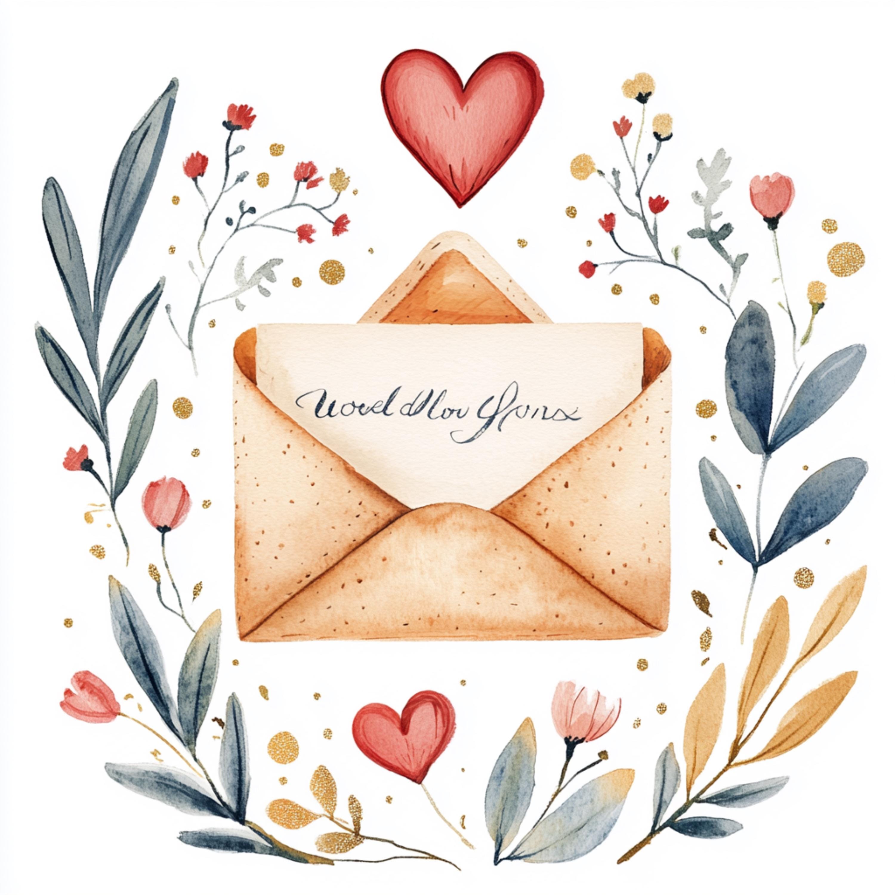 12 Valentine Love Letter Clipart Valentines Scandinavian High Res Pngs ...