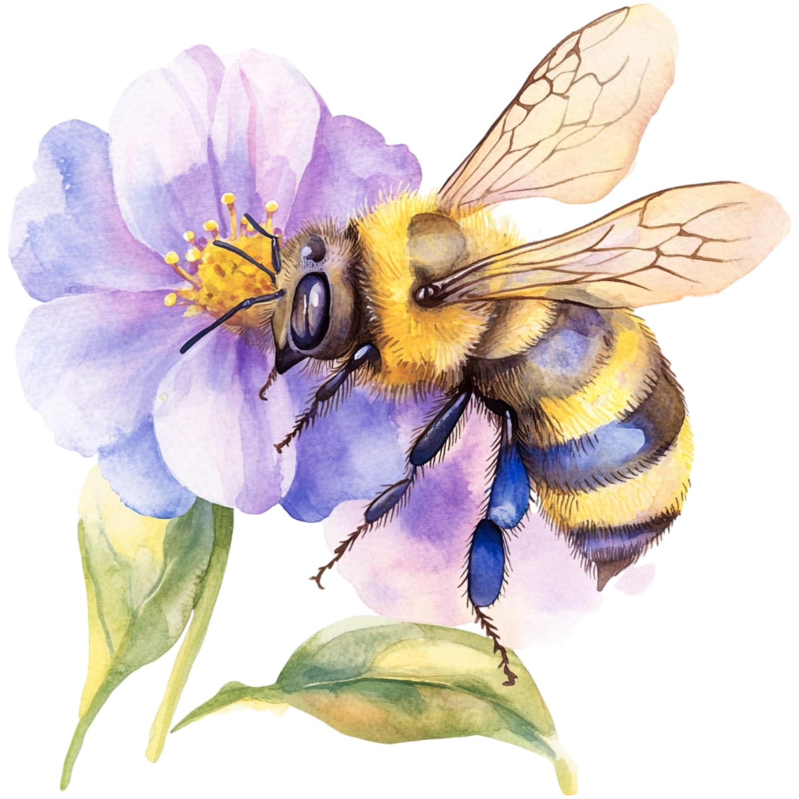 12 Spring Bees Clipart Flowers and Bees Clip Art Spring High Quality ...