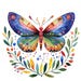 13 Spring Butterflies Clipart Butterfly Clip Art Butterfly Folk Art ...