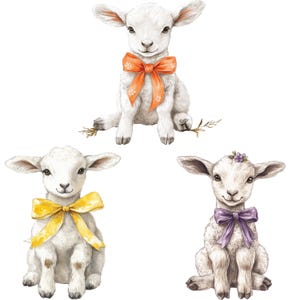 12 Easter Lamb Clipart Easter Clip Art Spring Lamb High Quality Pngs ...