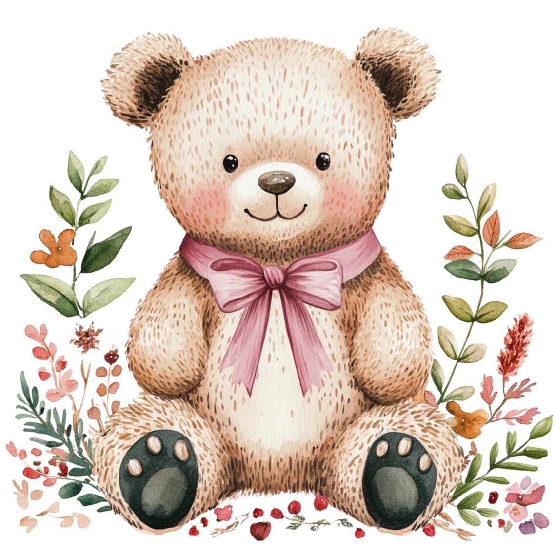 13 Teddy Bear Clipart Teddy Bears Clip Art Teddy Bear Pink Bows High ...