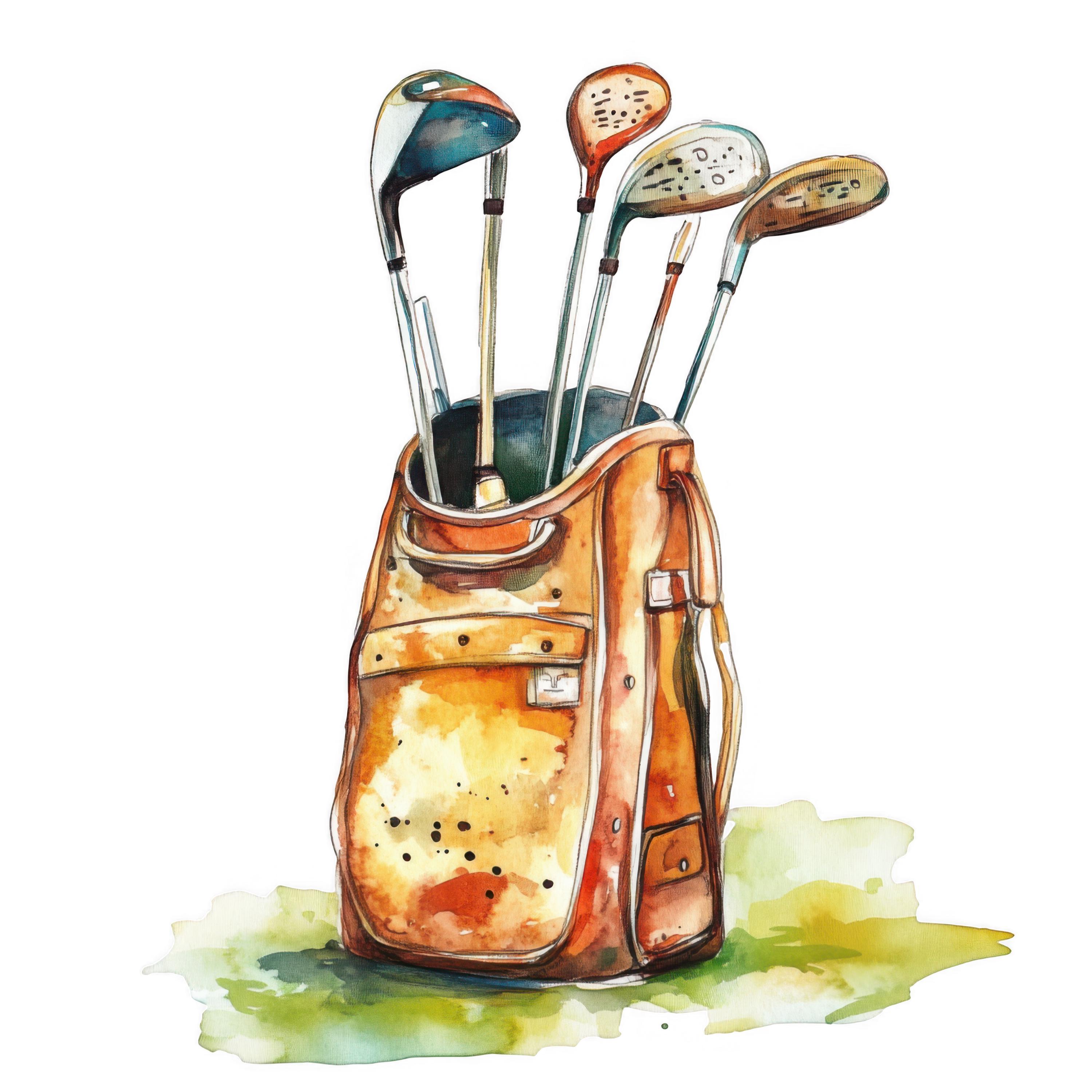 13 Golf Clipart Watercolor Golf Clubs Clip Art Sports High Quality Pngs ...