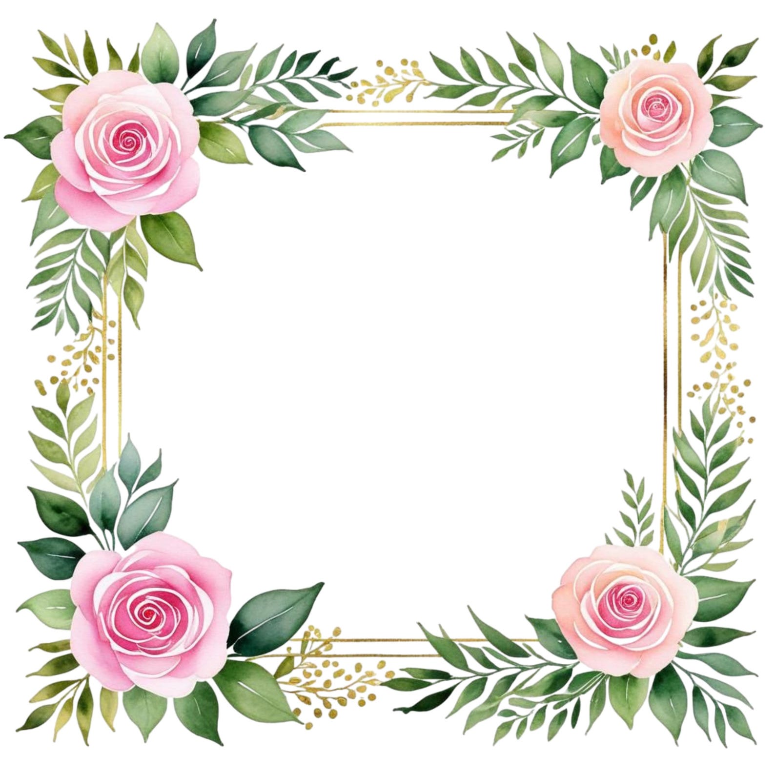 12 Spring Frame Clipart Spring Clip Art Spring Floral Frame High ...